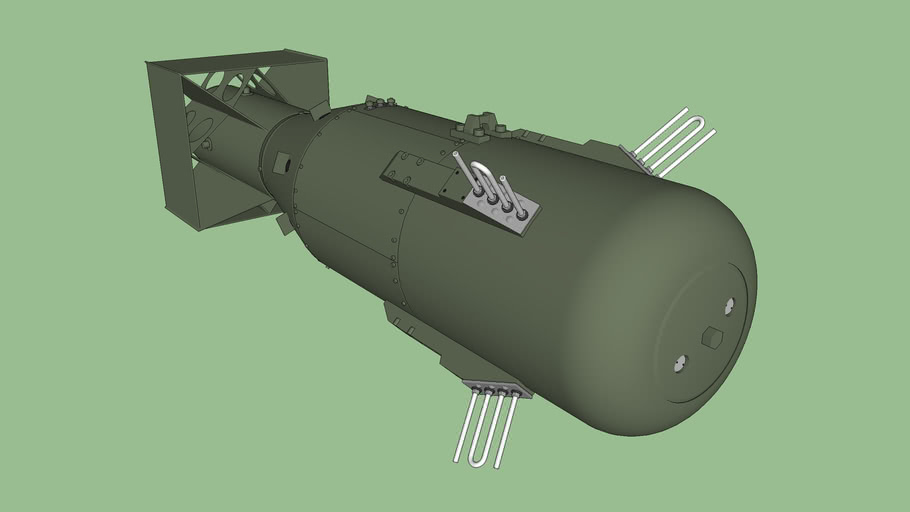 'Little Boy' nuclear bomb | 3D Warehouse