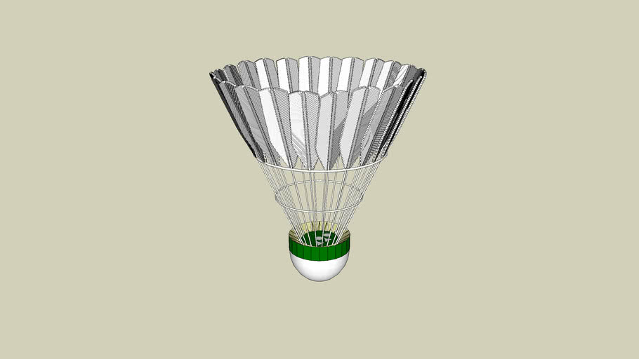 volante de badminton | 3D Warehouse