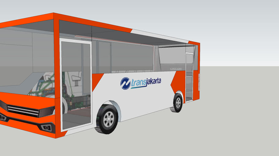 Bus Mini Transjakarta | 3D Warehouse