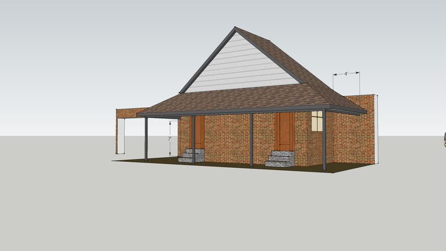 Covered porch | 3D Warehouse