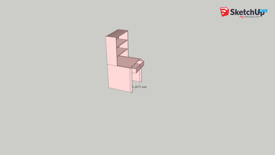 Kid Study Table | 3D Warehouse