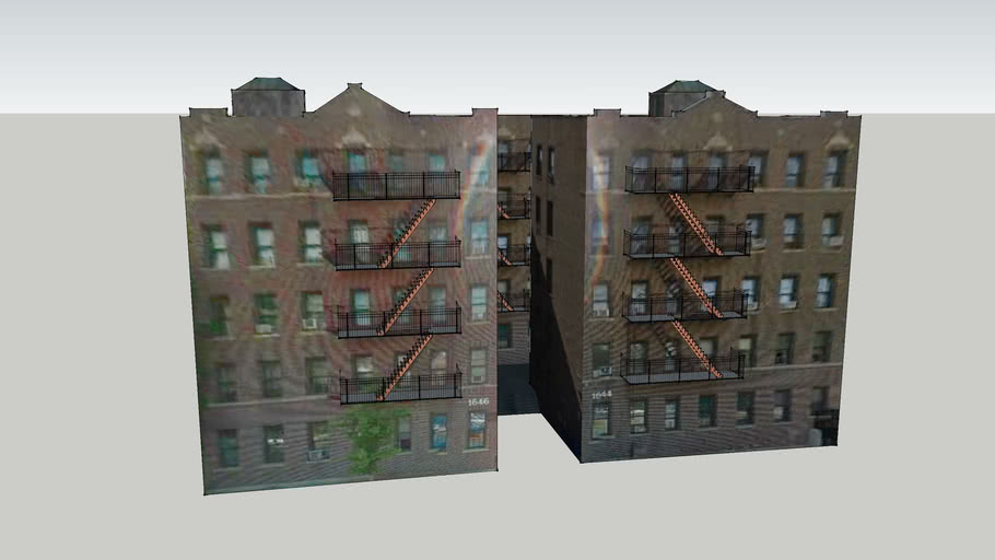 1642-4 Anthony ave. building | 3D Warehouse