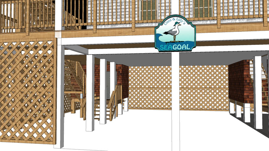 BEACH HOUSE - MODEL, LAYOUT, AND PDF PLAN DOWNLOADS | 3D Warehouse