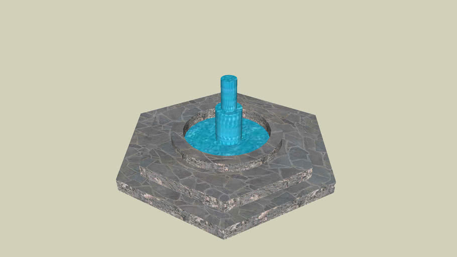 water fountain marble | 3D Warehouse