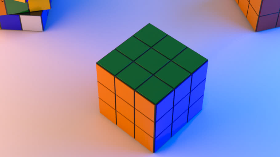 Cubo Mágico/Rubik's Cube Vray 3.4 Ready | 3D Warehouse