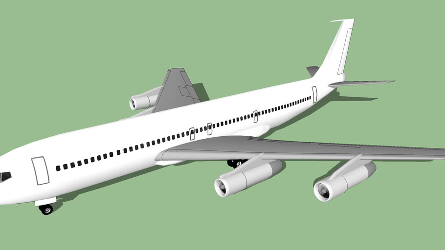 Template - Boeing 707-320B Adv/(V)C-137C Stratoliner | 3D Warehouse