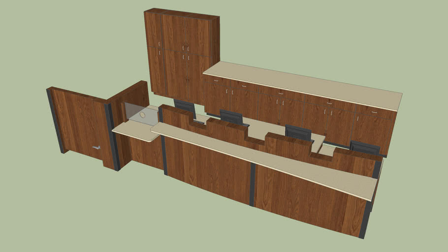 MILLWORK COUNTER | 3D Warehouse
