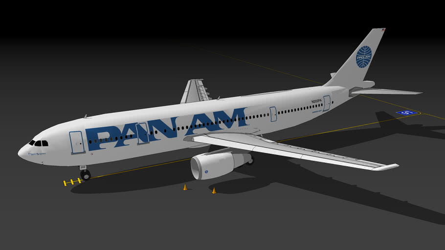 Pan Am - Pan American World Airways A300B4-203 'Clipper America' (1988 ...