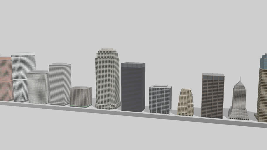 High rise and mid rise skyscraper#1 | 3D Warehouse