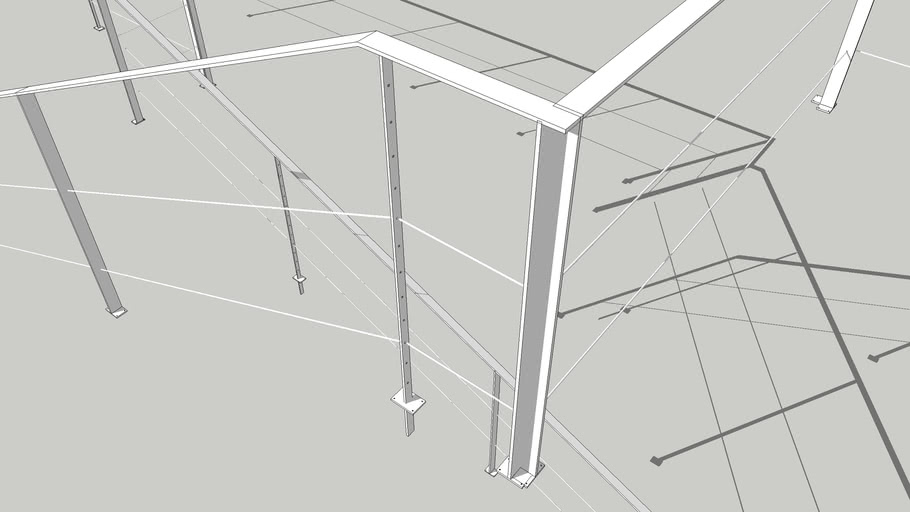 Metal railing | 3D Warehouse
