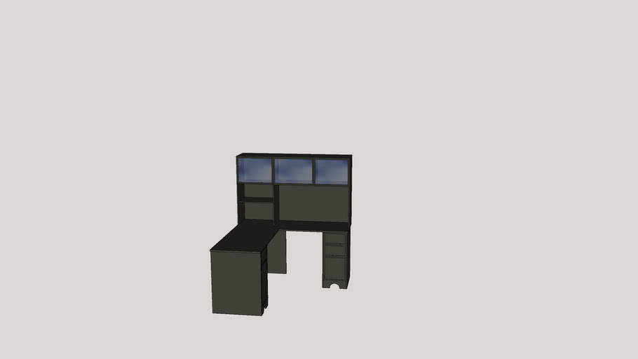 L Shaped DESK | 3D Warehouse