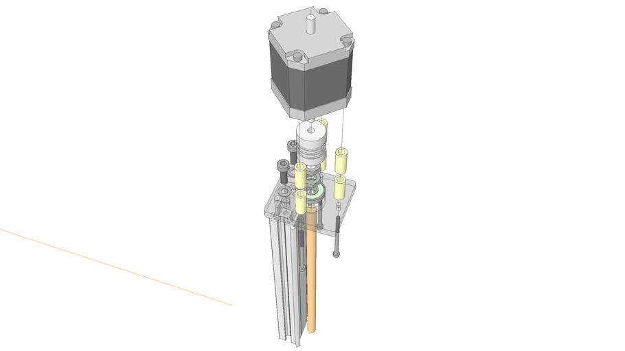 Shapeoko 009 Z Axis Spindle Mount | 3D Warehouse