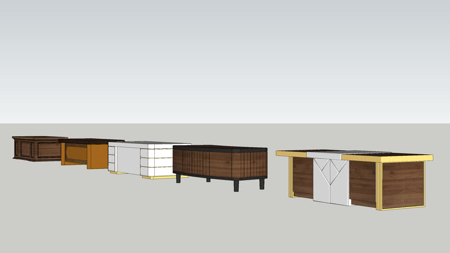 Director Desk | 3D Warehouse