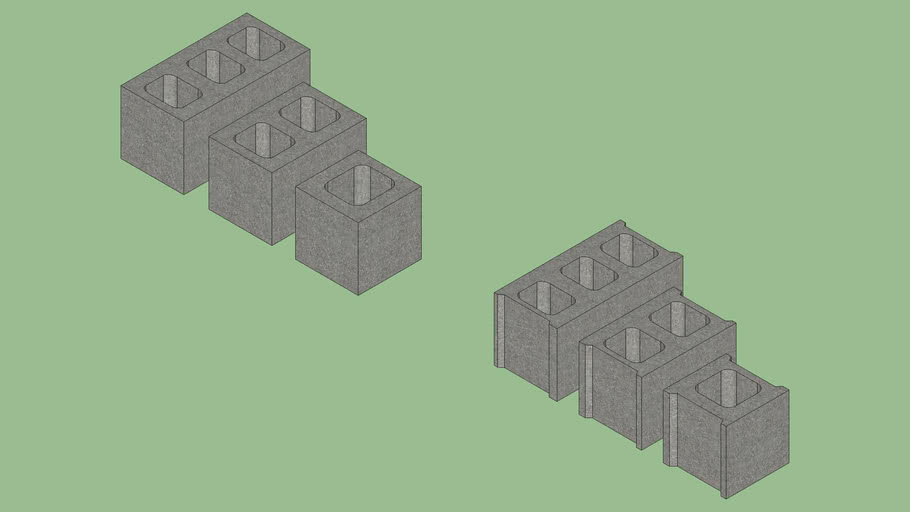 Cement Blocks | 3D Warehouse