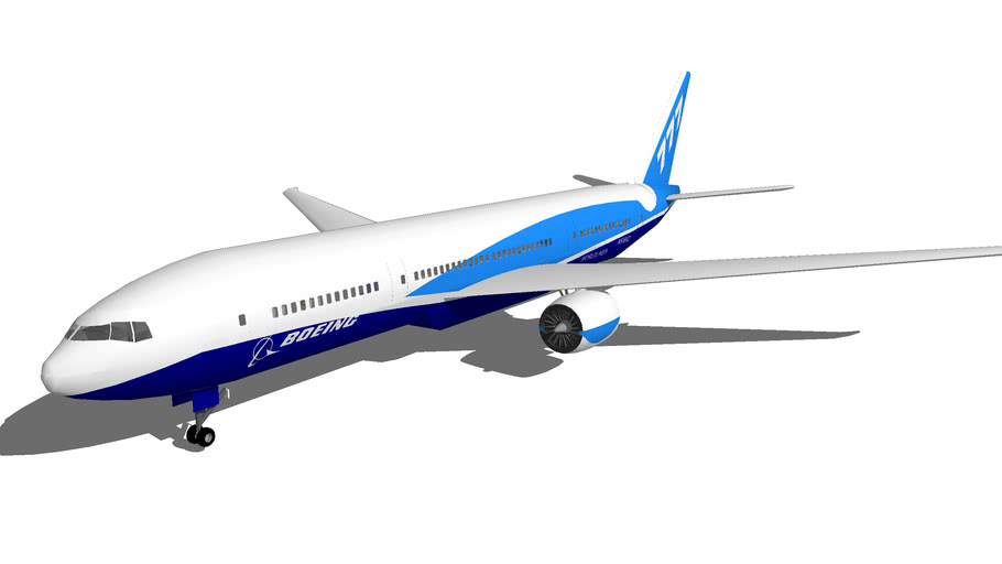 Boeing 777-200LR (2006) WorldLiner (7MB) | 3D Warehouse
