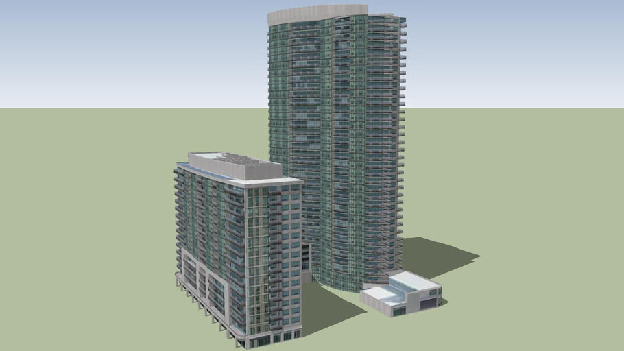 Infinity Condos I-II (30 Grand Trunk Crescent) | 3D Warehouse