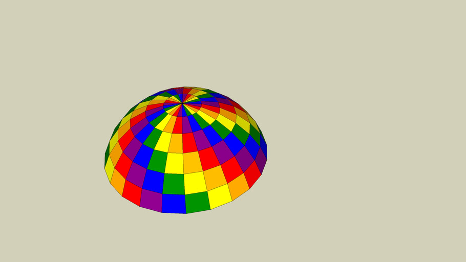 Colorful Half-Circle | 3D Warehouse