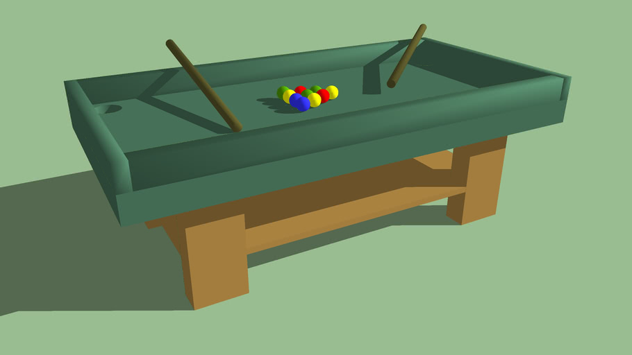 pool table | 3D Warehouse