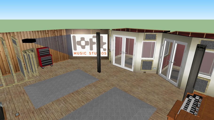 Loft Music Studios Live Room | 3D Warehouse