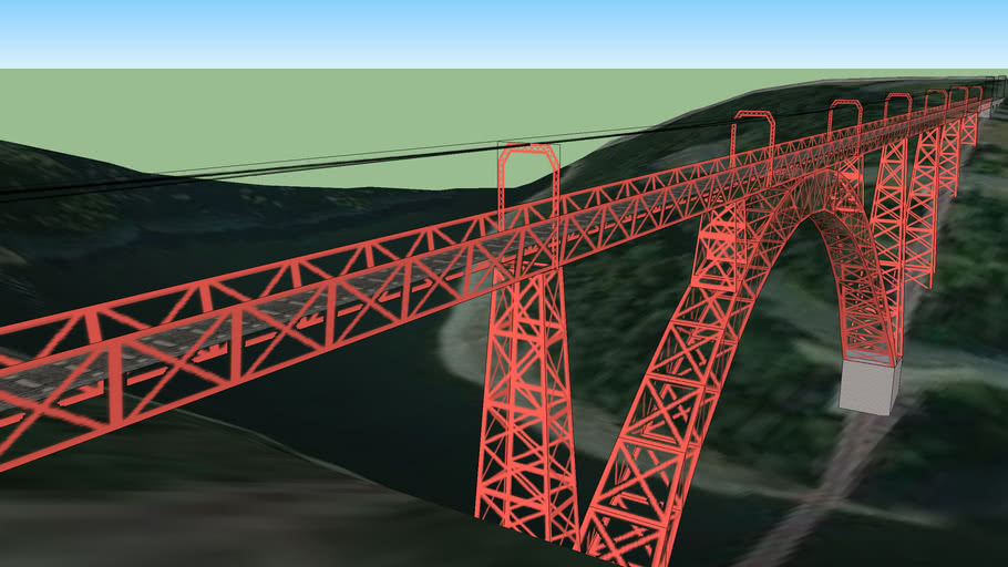Viaduc de Garabit | 3D Warehouse