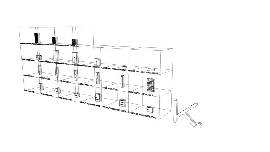 Steel Storage | 3D Warehouse