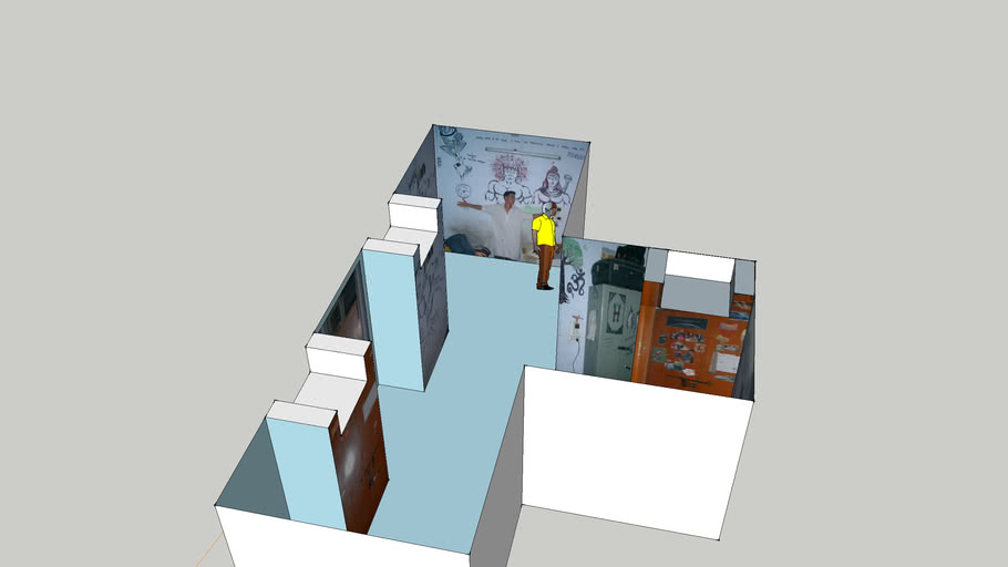 hostel room in MNIT,jaipiur (7/56) | 3D Warehouse