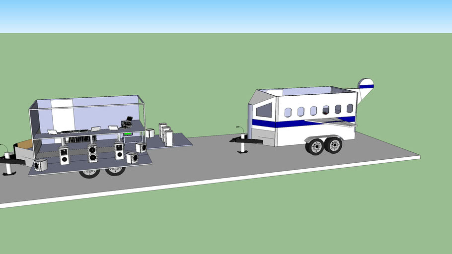 DJ trailer | 3D Warehouse