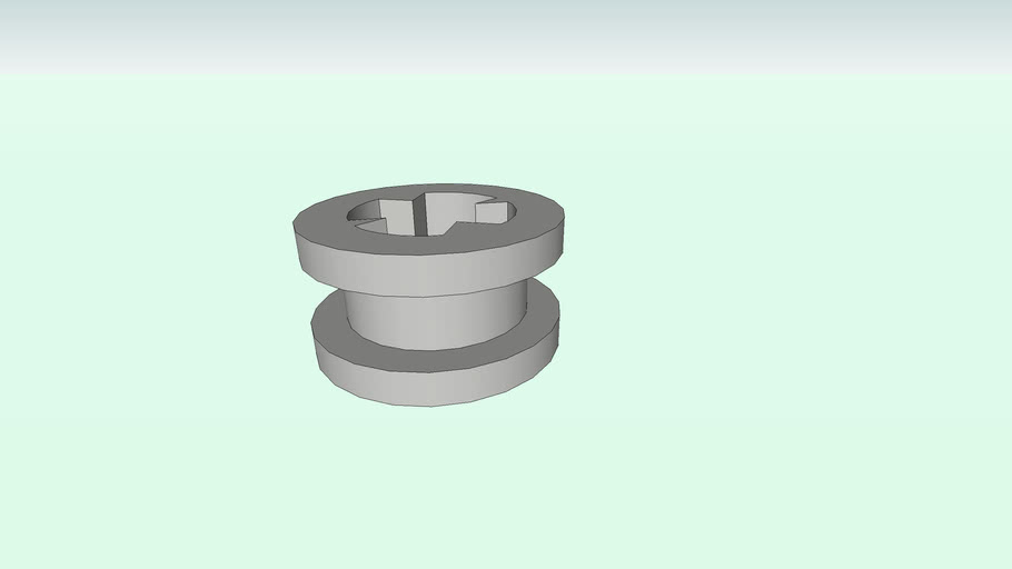 Lego Technic Bushing 4 mm Gray | 3D Warehouse