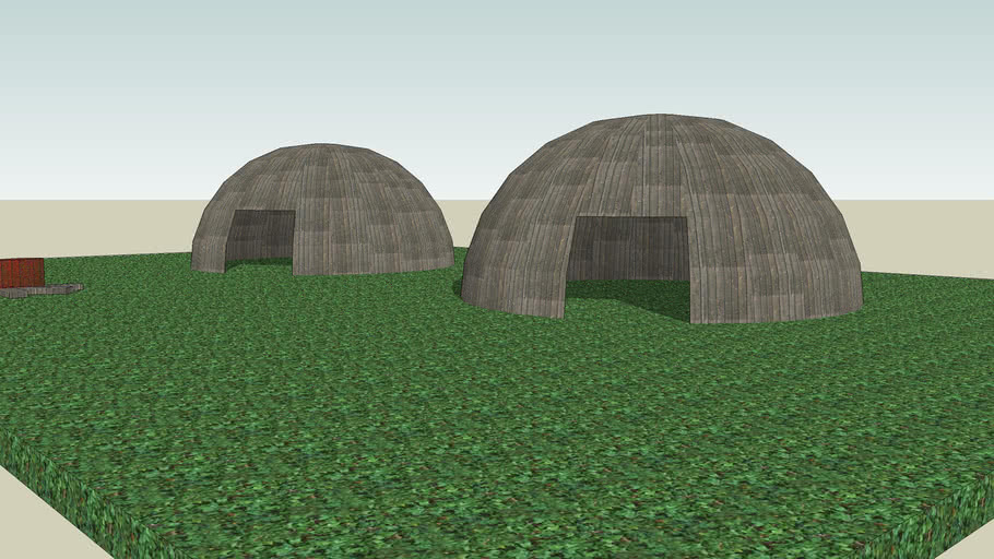 Huts | 3D Warehouse