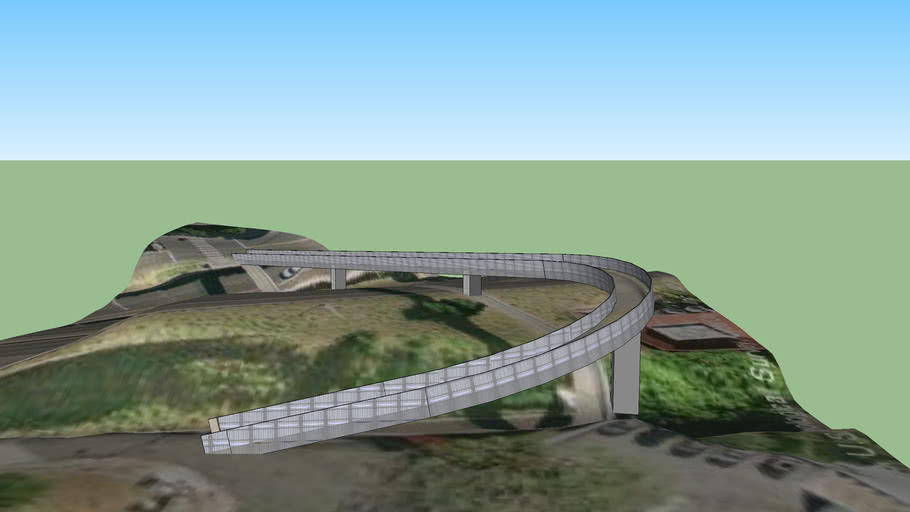 walkway over H-1 | 3D Warehouse