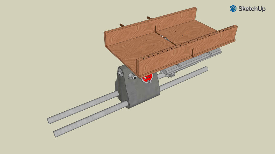 Shopsmith Crosscut Sled | 3D Warehouse