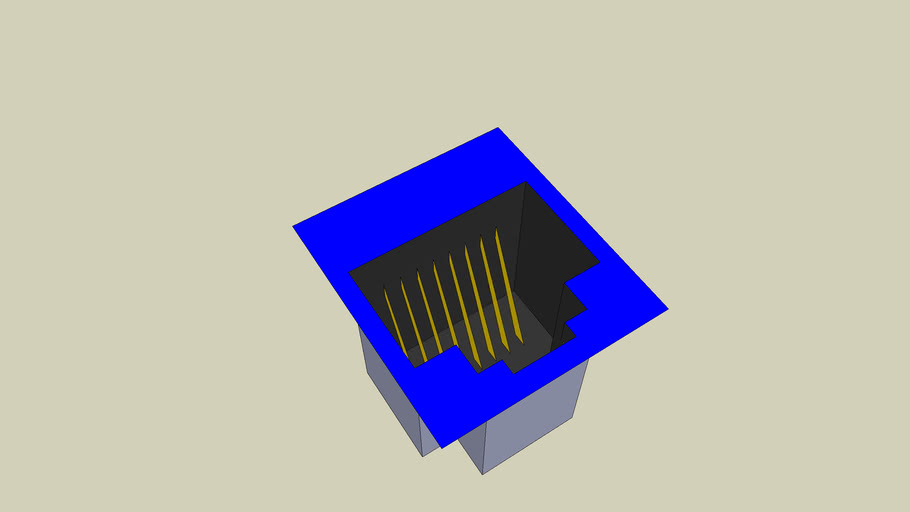 Ethernet keystone | 3D Warehouse