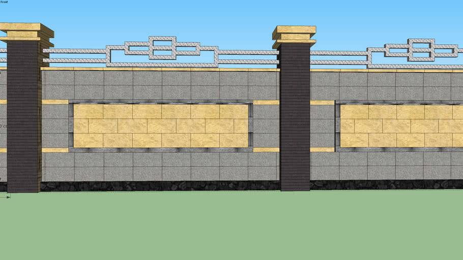 pagar rumah | 3D Warehouse