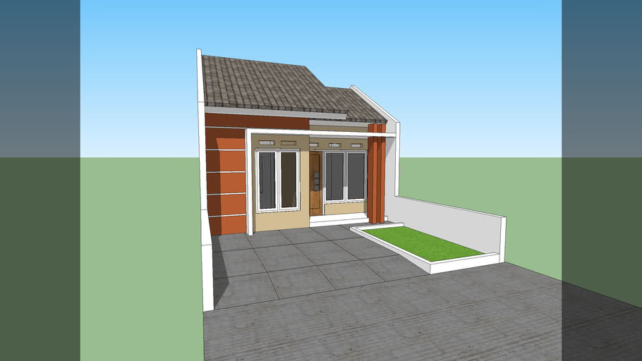 Perumahan minimalis CMN | 3D Warehouse