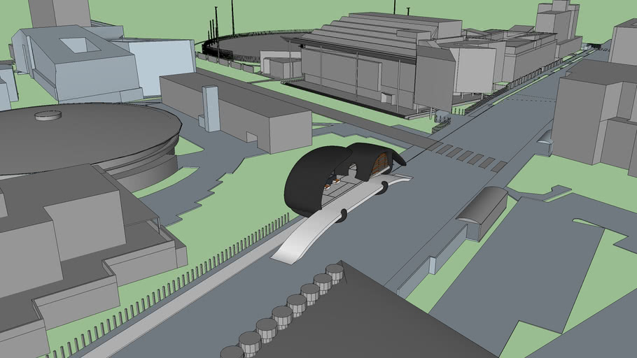 UNSW Light Rail Stop Design - Christopher Li | 3D Warehouse
