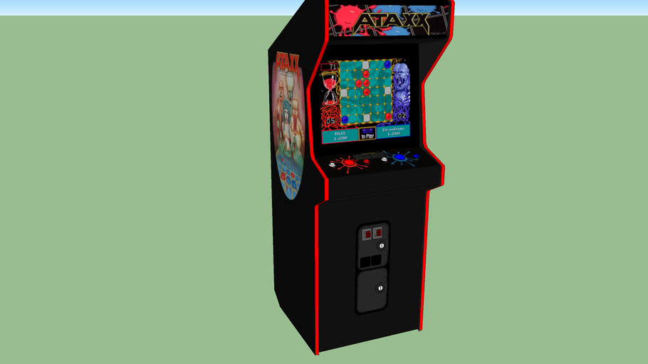Ataxx Arcade Game | 3D Warehouse