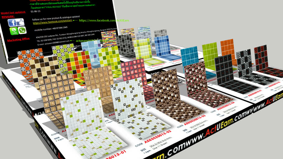 TILE KERAMIK 022 (MOTIF KERAMIK) | 3D Warehouse