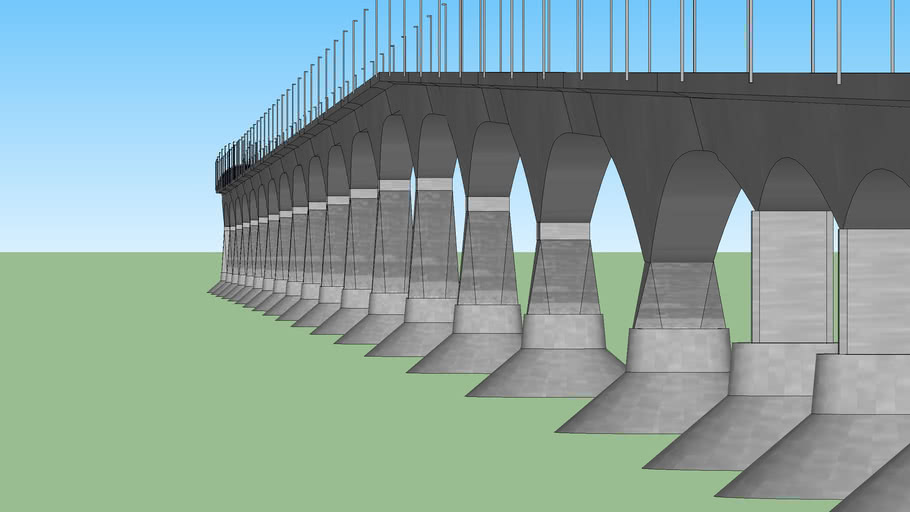Confederation Bridge - Pont De La Confederation (P.E.I. side) | 3D ...