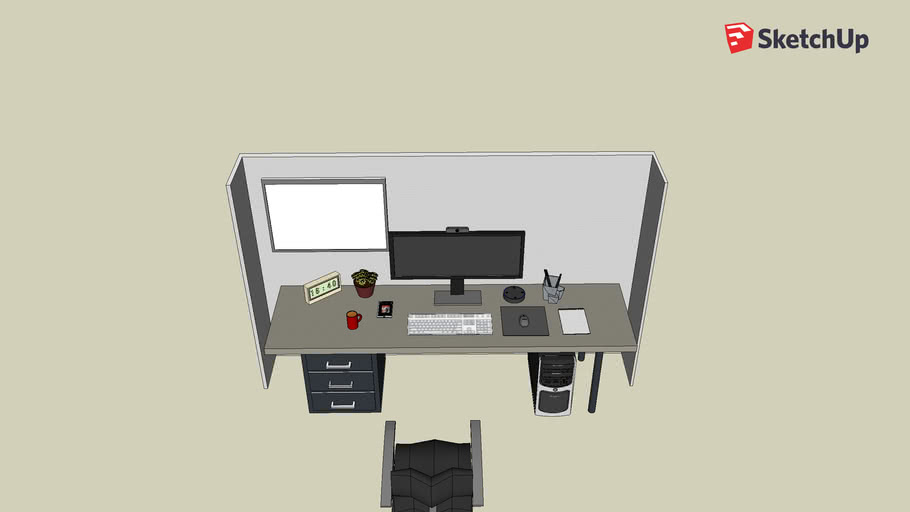 Productive Workspace | 3D Warehouse