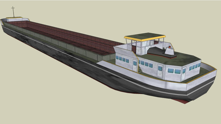 Cargo Barge | 3D Warehouse