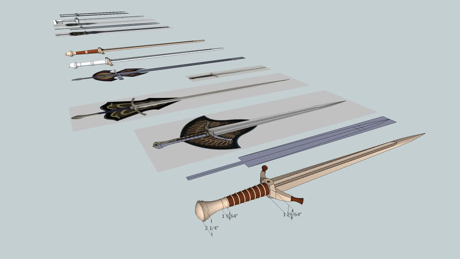 Swords | 3D Warehouse