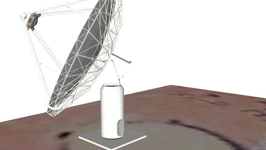 Australian Square Kilometre Array Pathfinder antenna 15/36 | 3D Warehouse