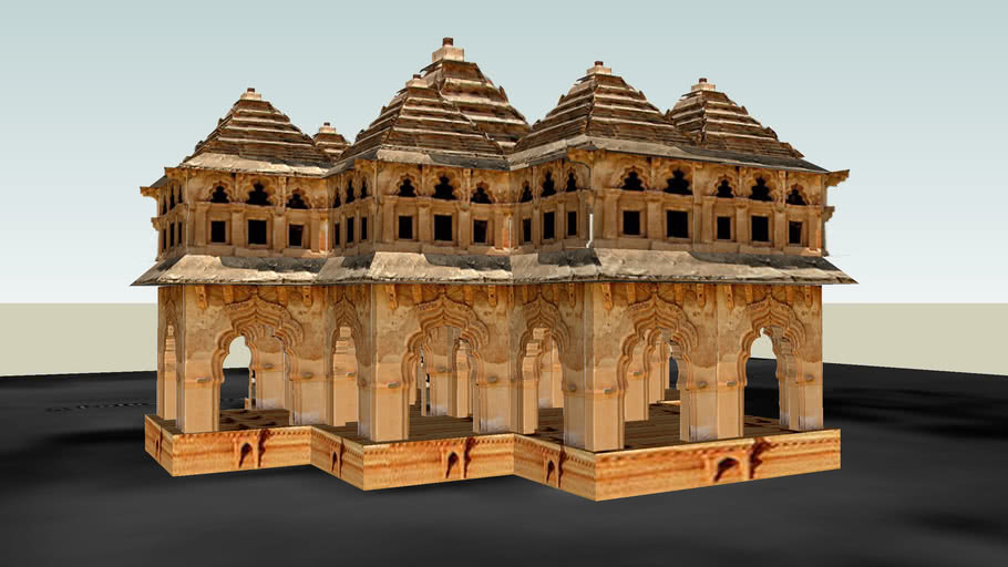 Lotus Mahal | 3D Warehouse