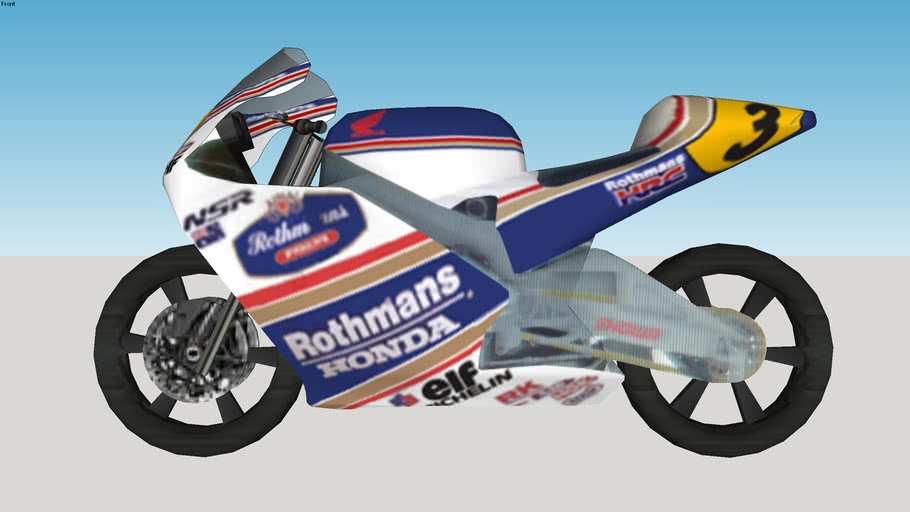Honda NSR 500 Rothmans Honda 1991 | 3D Warehouse