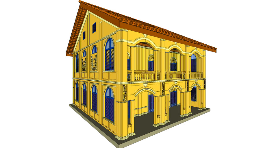 Colonial House | 3D Warehouse