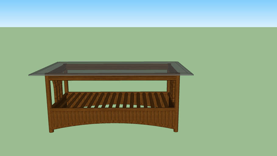 Rattan Coffee Table | 3D Warehouse