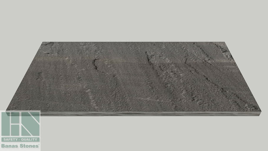 Banas Stones Natural Jumbo Slabs - 36' x 72' - Banas Imperial Black ...