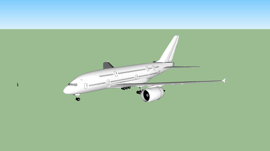 Airbus A370 (maybe) (1Mb) | 3D Warehouse