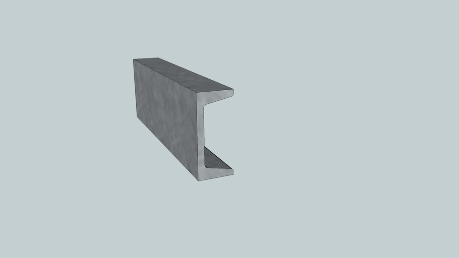 C4x7.25 Channel Iron | 3D Warehouse