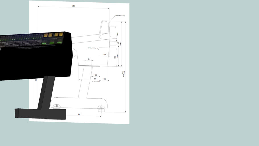 Solid State Logic AWS 900+ | 3D Warehouse